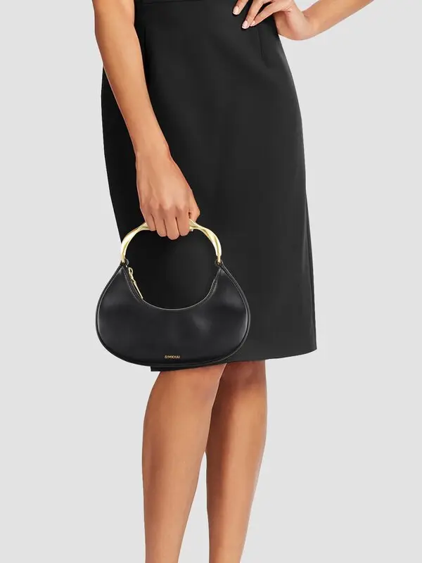 Simkhai Nixi Leather Hobo Bag - Black