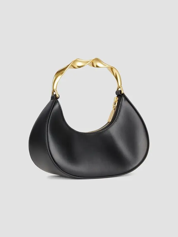 Simkhai Nixi Leather Hobo Bag - Black