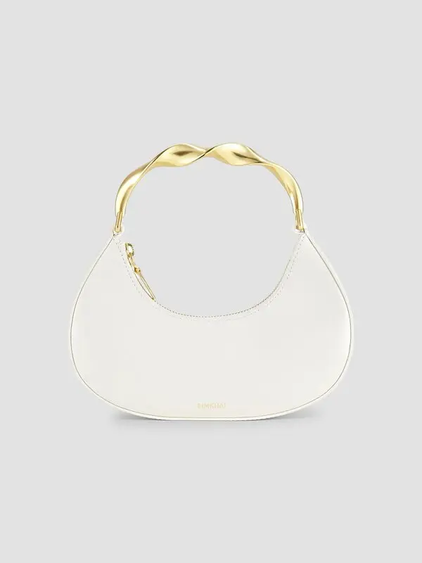 Simkhai Nixi Leather Hobo Bag - Ivory