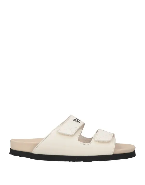Palm Angels Leather Sandals - Beige