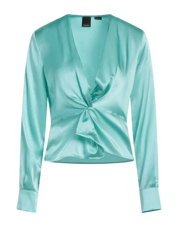 Pinko Satin Top - Blue