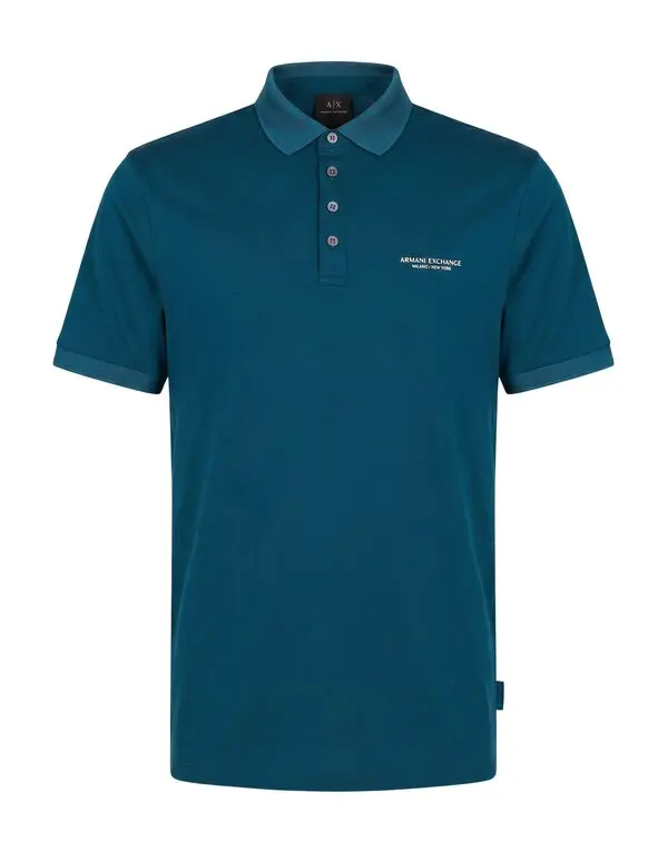 Armani Exchange Polo Shirt Size Cotton - Green