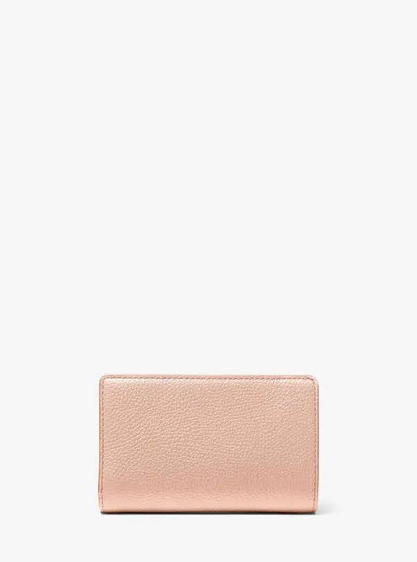 Michael Kors Medium Pebbled Leather Wallet In By
