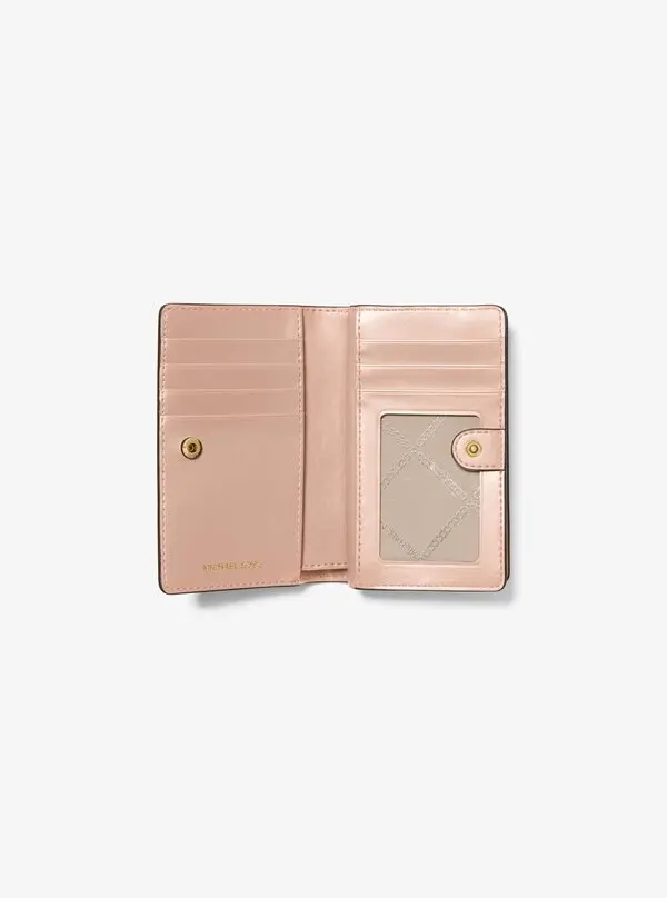 Michael Kors Medium Pebbled Leather Wallet In By