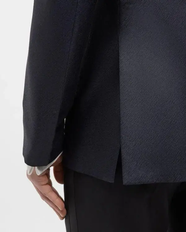 Giorgio Armani Apos;s Textured Dinner Jacket - Bright Blue