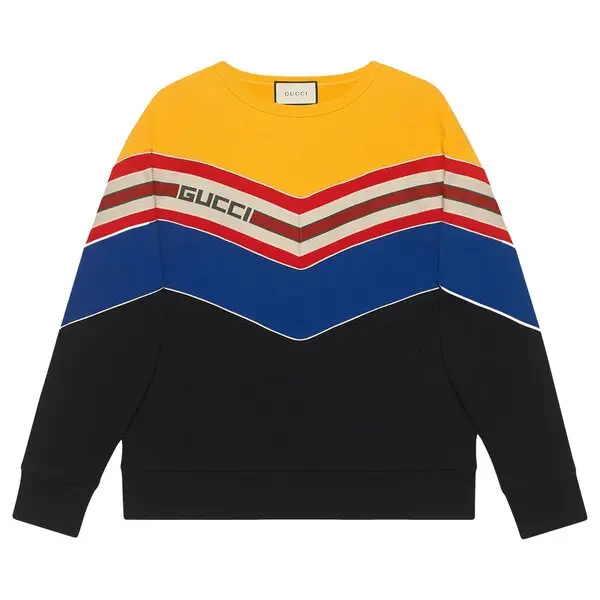 Gucci Striped Crewneck Sweatshirt