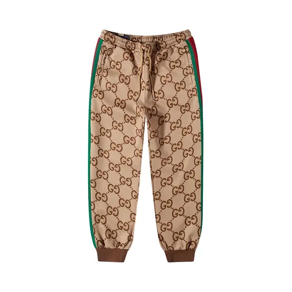 Gucci Light Neoprene Pants 'beige/ebony