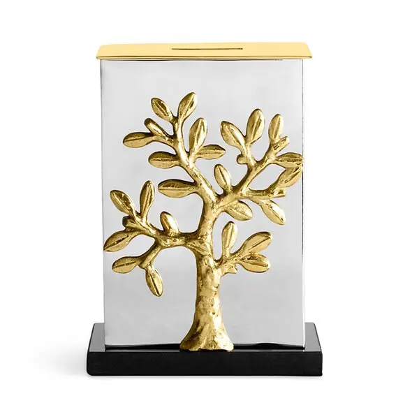 Michael Aram Tree Of Life Tzedakah Box - Silver