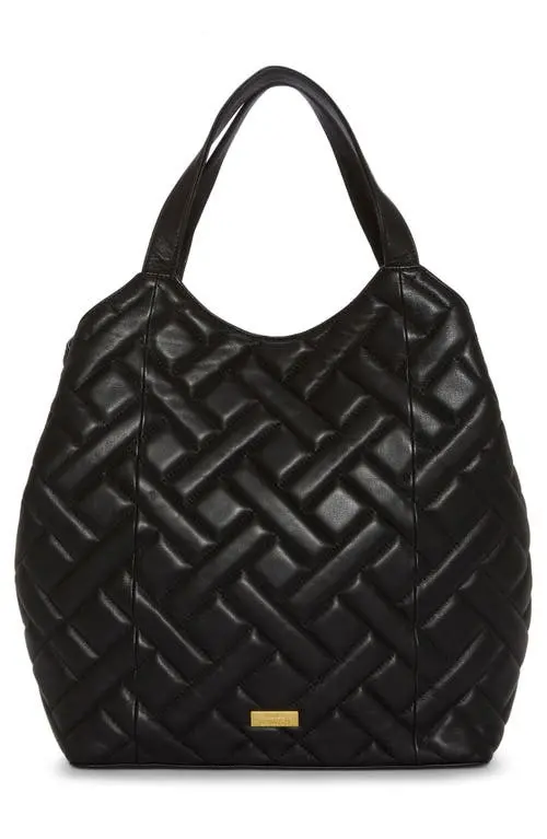 Vince Camuto Kisho Leather Shoulder Bag - Black