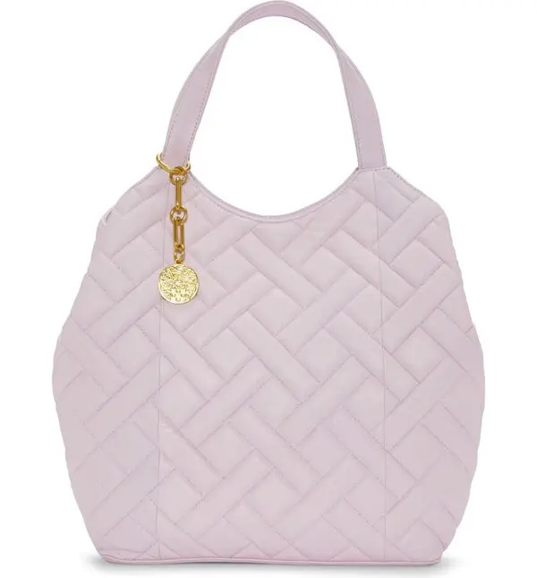 Vince Camuto Kisho Leather Shoulder Bag - Primrose Lambar