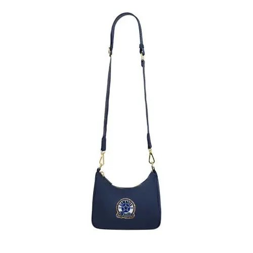 Stoney Clover Lane Stoney Clover Dallas Cowboys Curved Crossbody Bag - Navy