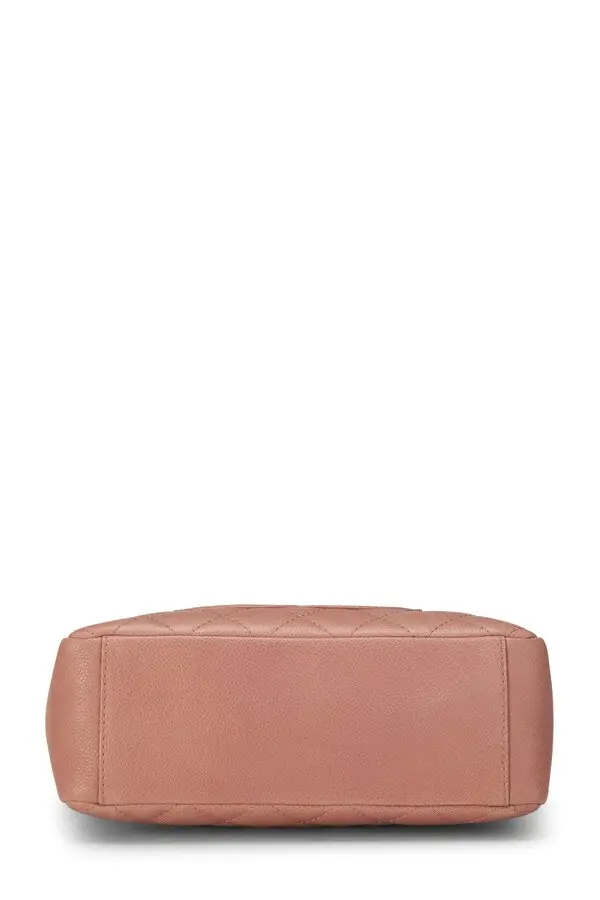 Chanel Quilted Caviar Petite Shopping Tote - Pink