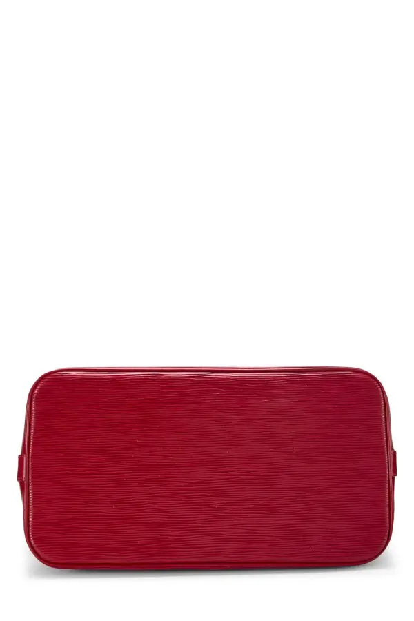 LOUIS VUITTON Epi Alma Top Handle Bag - Red