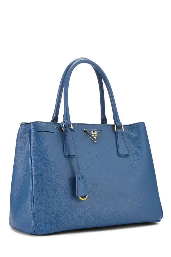Prada Saffiano Executive Tote - Blue