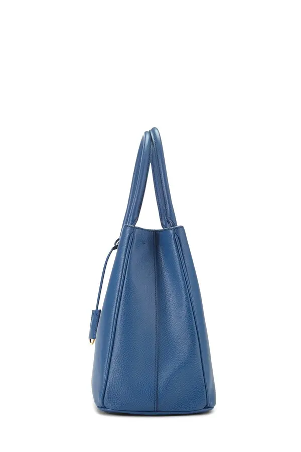 Prada Saffiano Executive Tote - Blue