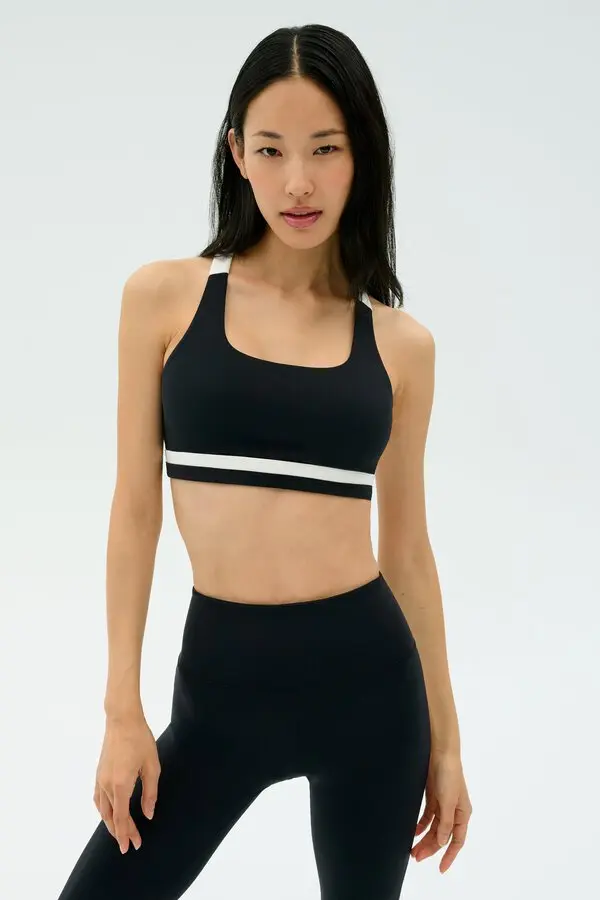 Splits59 Miles Rigor Bra - Black/white
