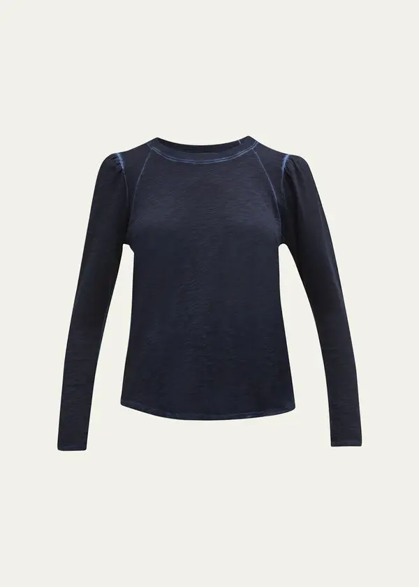Veronica Beard Mason Long Sleeve Tee
