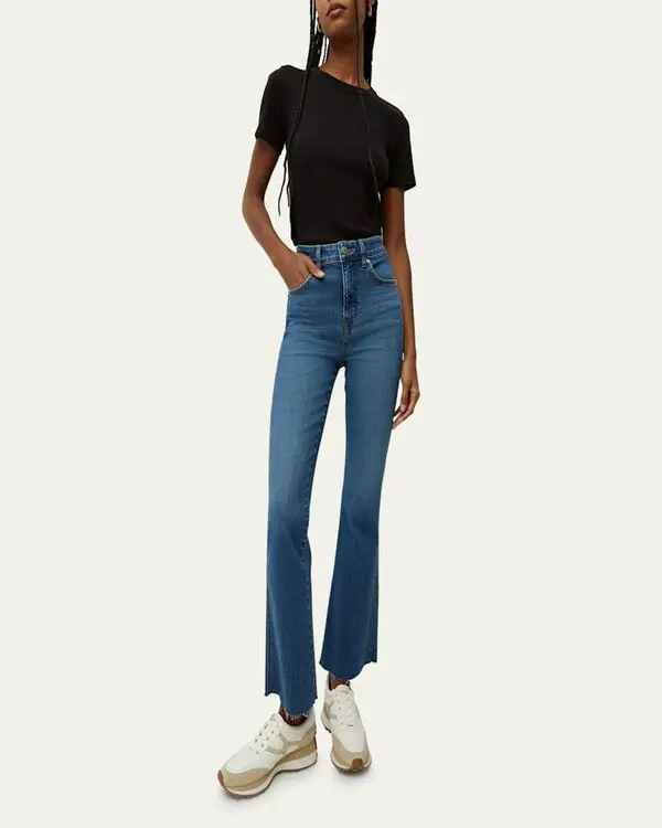 Veronica Beard Carson Flare Jeans - Serendipity