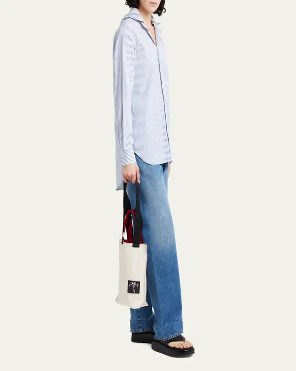 Plan C Mini Pili And Bianca Bucket Bag - Calico