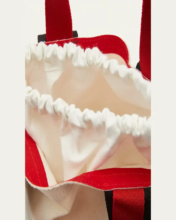 Plan C Mini Pili And Bianca Bucket Bag - Calico