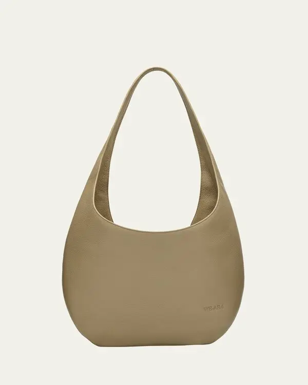 WE-AR4 The H Leather Hobo Bag - Sage
