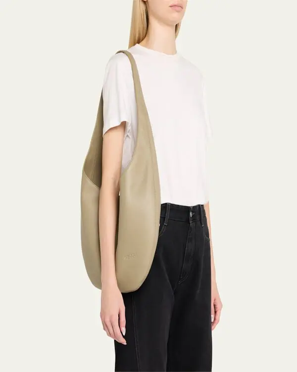 WE-AR4 The H Leather Hobo Bag - Sage
