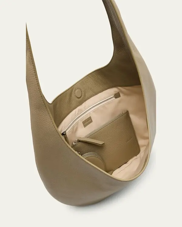 WE-AR4 The H Leather Hobo Bag - Sage