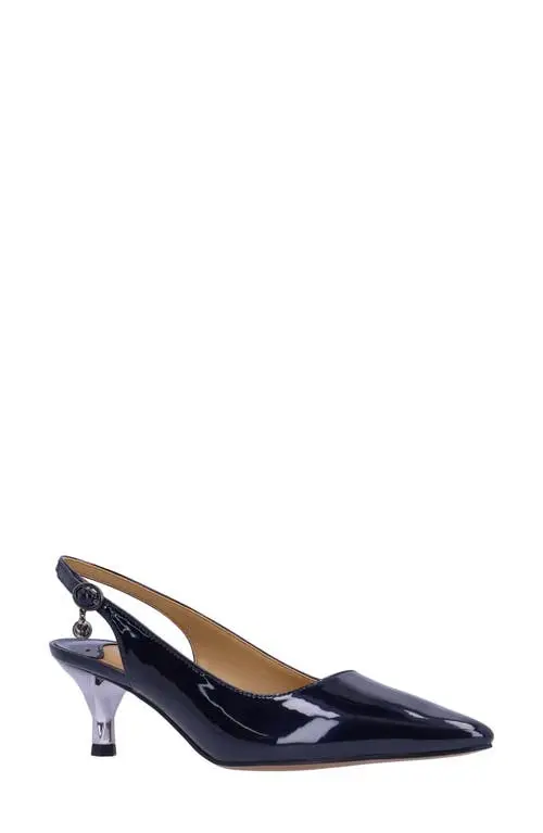 J. Reneé Ferryanne Slingback Pumps - Navy