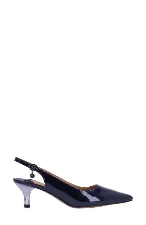 J. Reneé Ferryanne Slingback Pumps - Navy