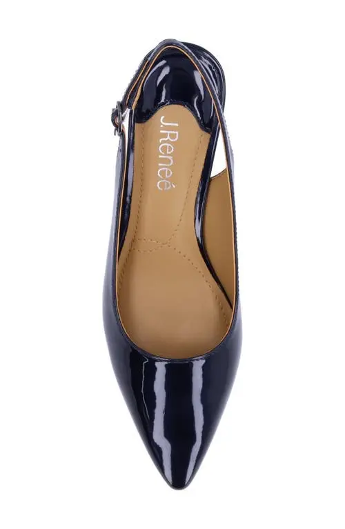 J. Reneé Ferryanne Slingback Pumps - Navy