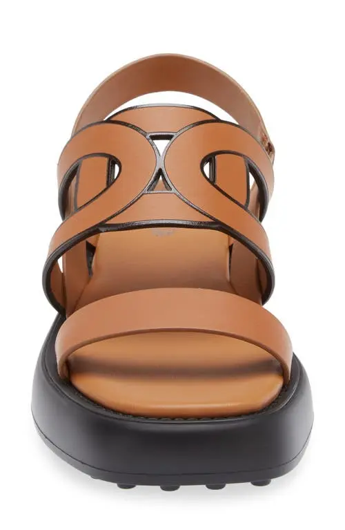 TOD'S Kate Chain Detail Sandal