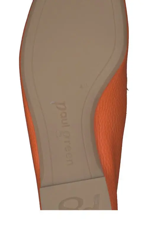 Paul Green Taylor Loafer In Papaya Grained - 55% Off 