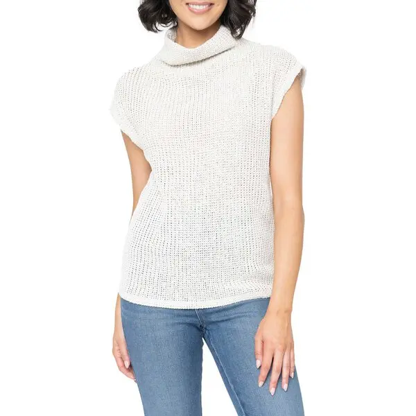 GIBSONLOOK Funnel Neck Sweater - Natural