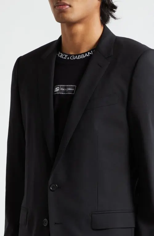 Dolce & Gabbana Martini Fit Stretch Wool Suit - Nero