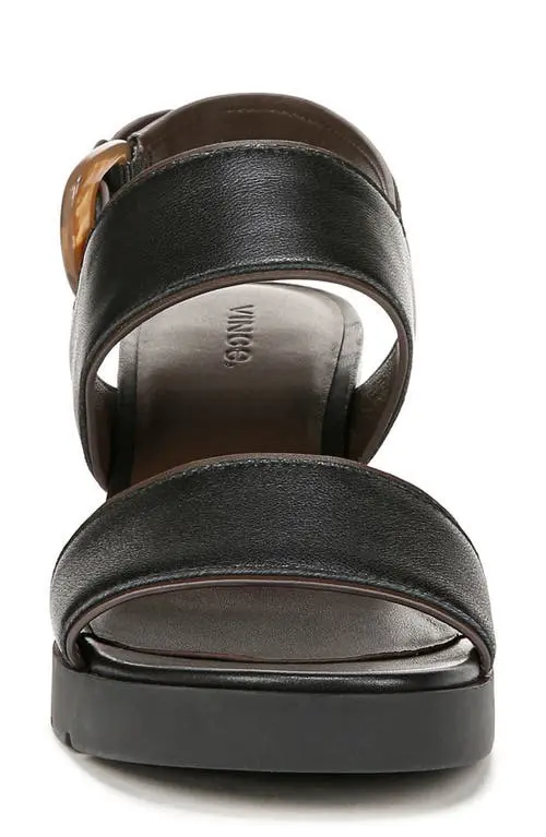 Vince Roma Slingback Platform Wedge Sandal