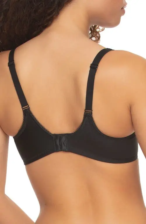 Felina Celestial Full Coverage Underwire Bra - Black
