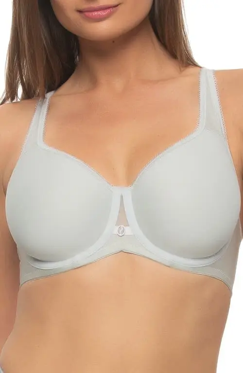 Felina Celestial Full Coverage Underwire Bra - Gray Ice