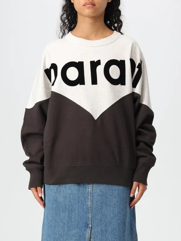 Isabel Marant Étoile Marant" Logo Sweatshirt - Black