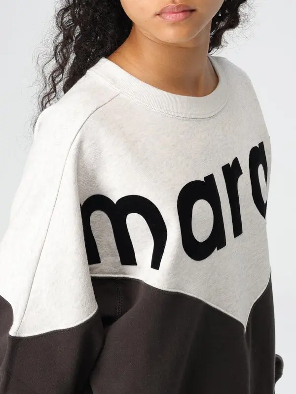 Isabel Marant Étoile Marant" Logo Sweatshirt - Black