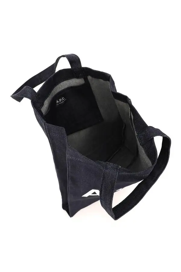 Apc Indigo Apc Laure Tote Laure Tote Bag Blue Editorialist