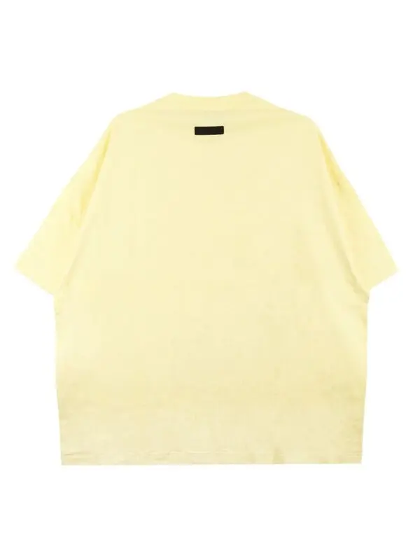 Fear Of God Logo-appliqué Cotton T-shirt - Yellow
