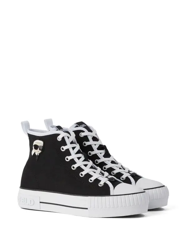 Karl Lagerfeld High-top Sneakers - Black