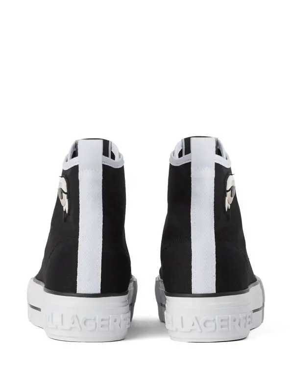 Karl Lagerfeld High-top Sneakers - Black
