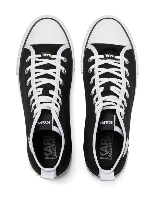 Karl Lagerfeld High-top Sneakers - Black