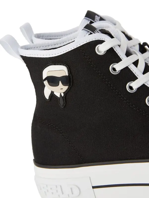 Karl Lagerfeld High-top Sneakers - Black