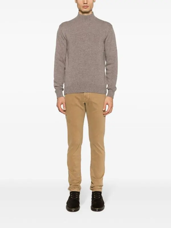 CRUCIANI Mock-neck Wool Blend Jumper