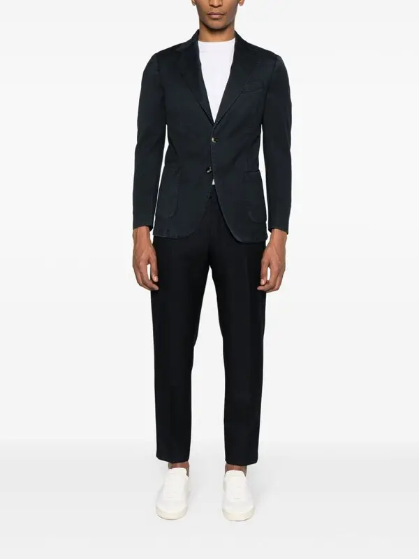 DELL'OGLIO Single-breasted Wool Blazer