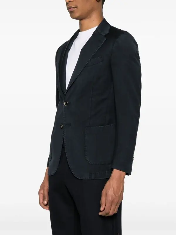 DELL'OGLIO Single-breasted Wool Blazer