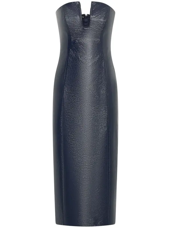 women's a line dress Long Rust Prom Dresses V-Neck Minimalist Cap Sleeves A Line Stretch Satin Prom Dress main image 1