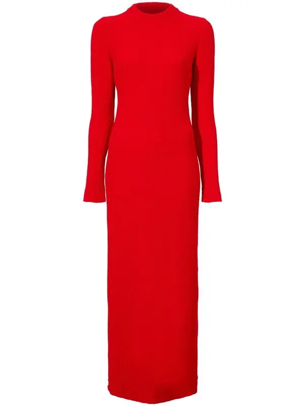 Proenza Schouler Lara Knit Maxi Dress - Red